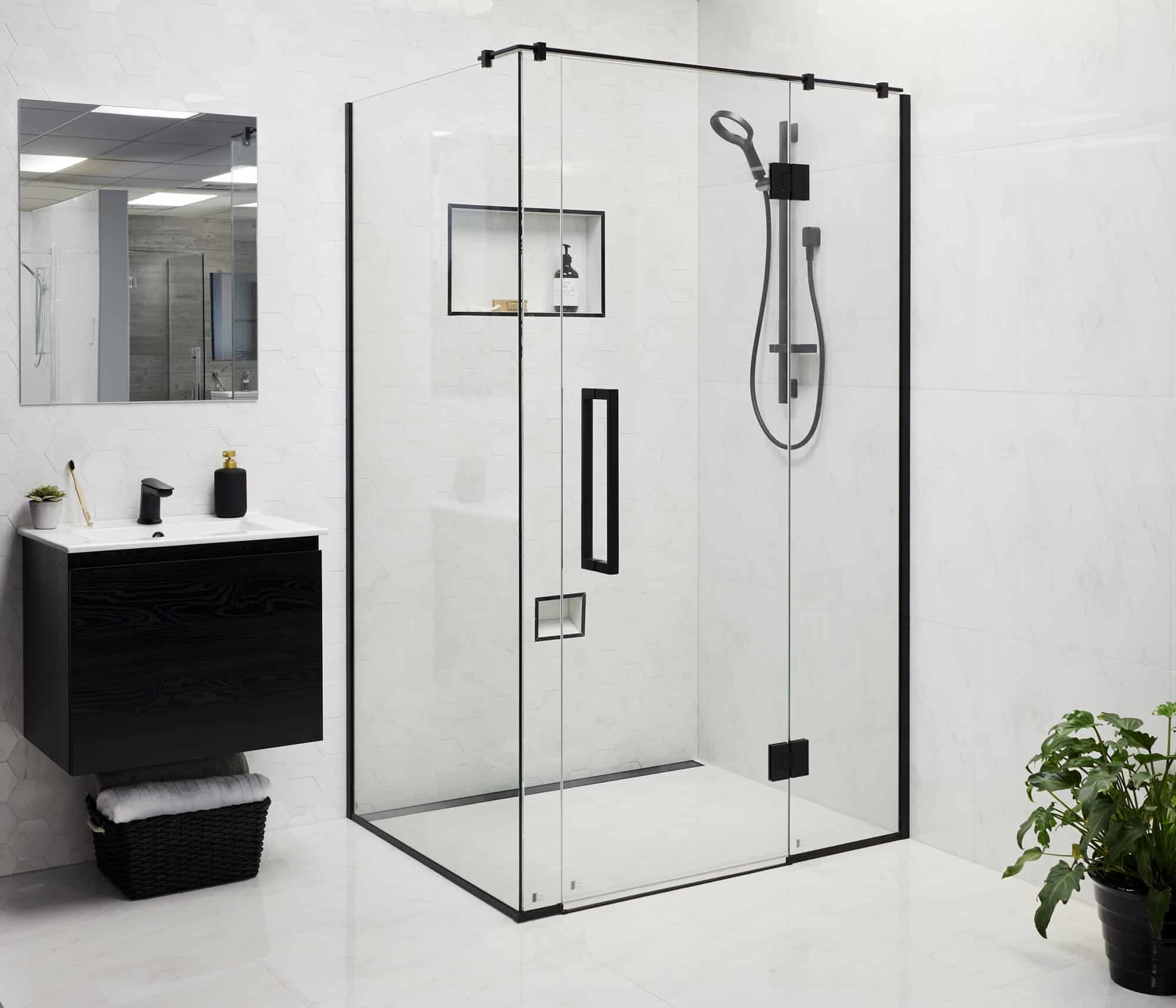 Sliding vs Hinged Shower Doors - Which is better? | Newline