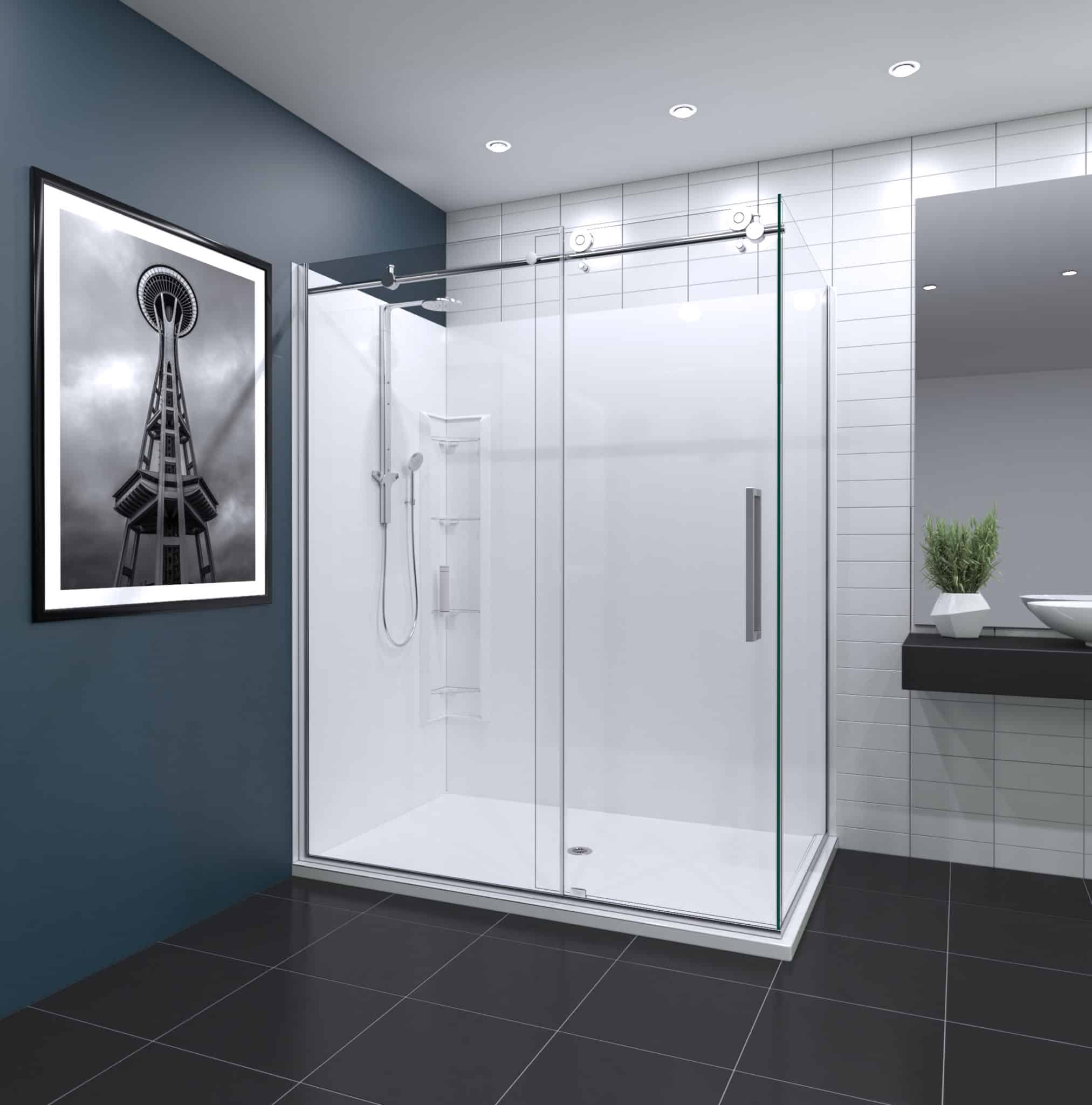 Sliding vs Hinged Shower Doors - Which is better? | Newline
