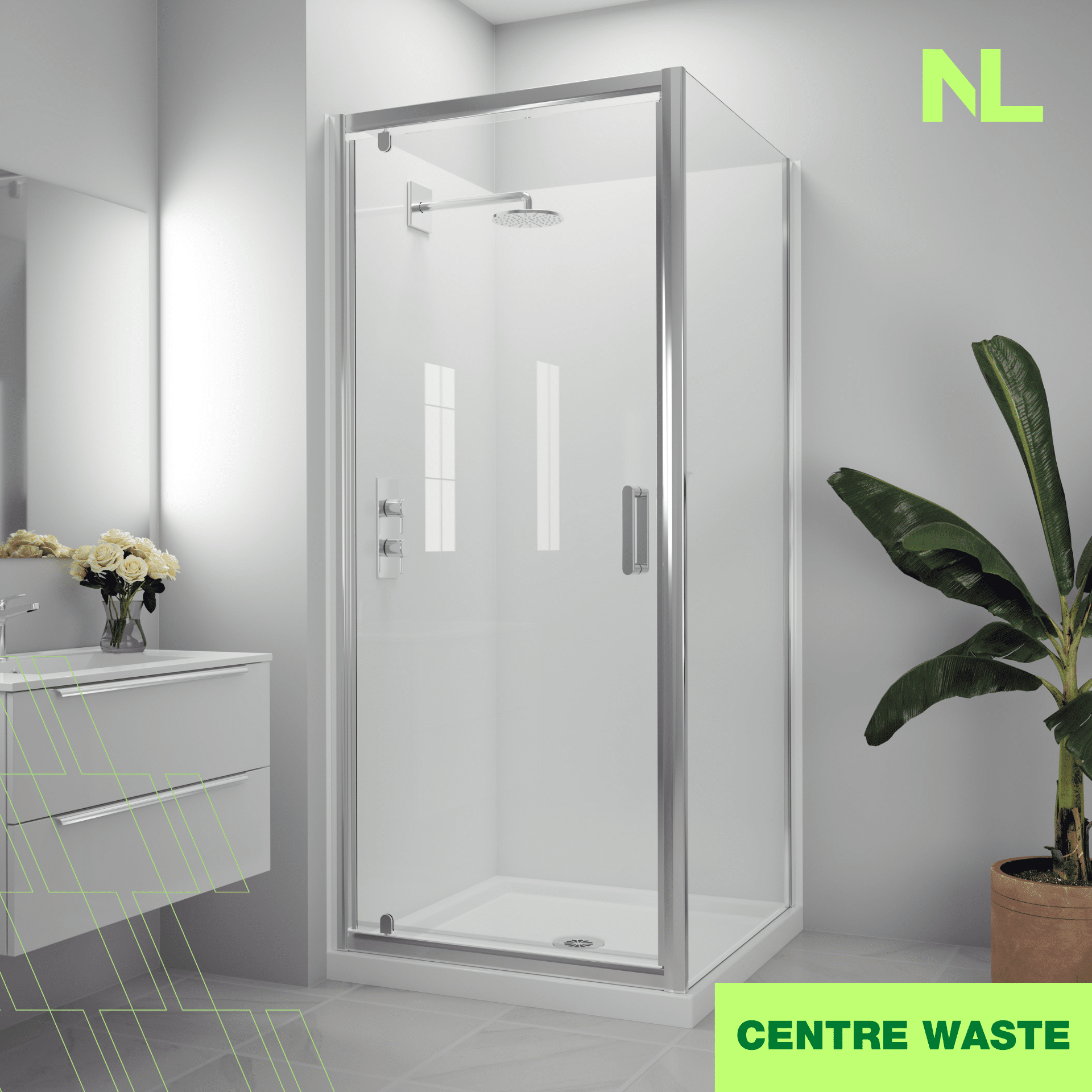 What are the different types of shower wastes ? | Newline