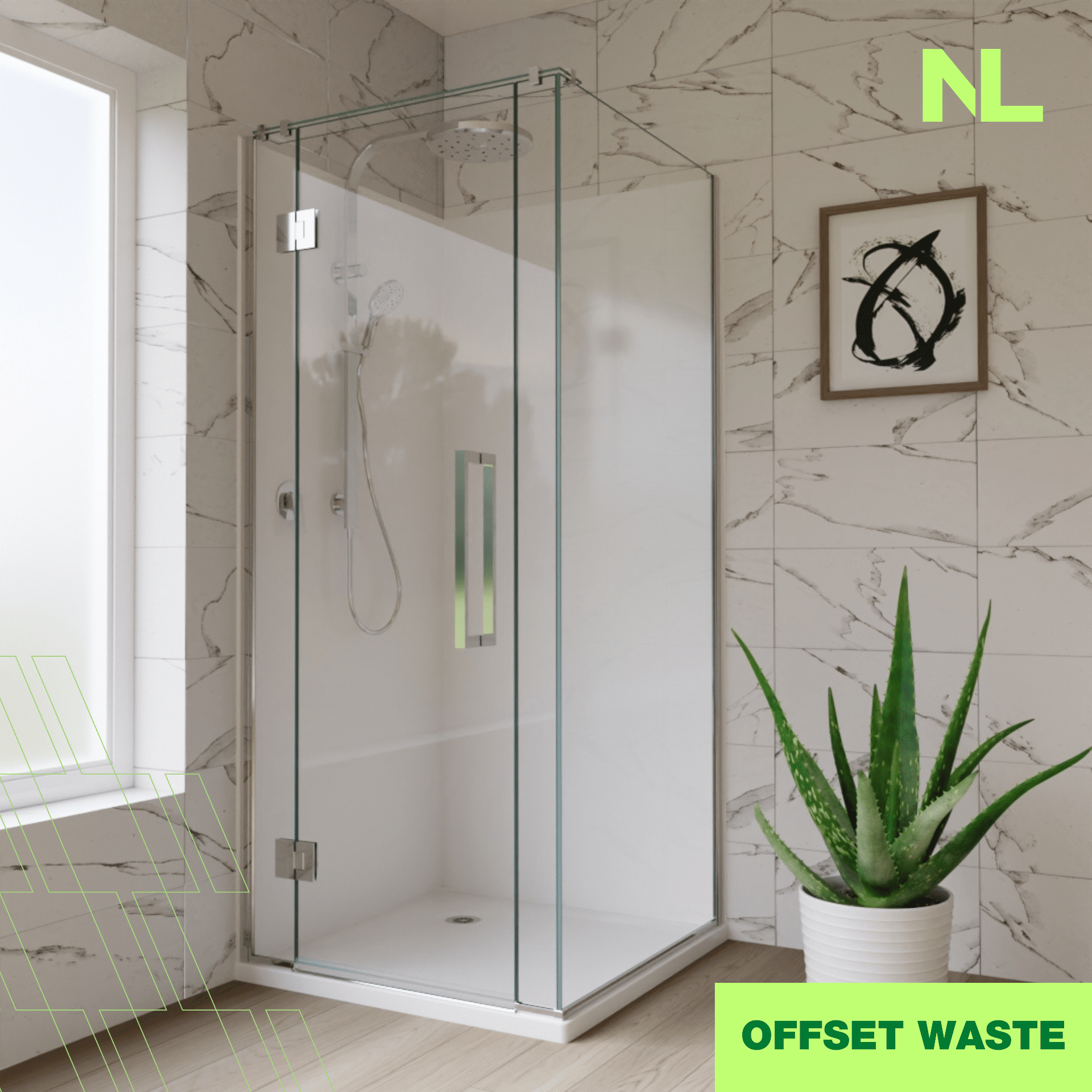 What are the different types of shower wastes ? | Newline